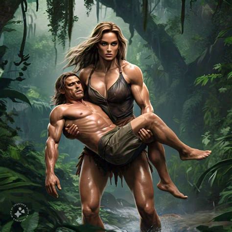 Female Tarzan Save Forest Officer By Siddharthaklt On Deviantart