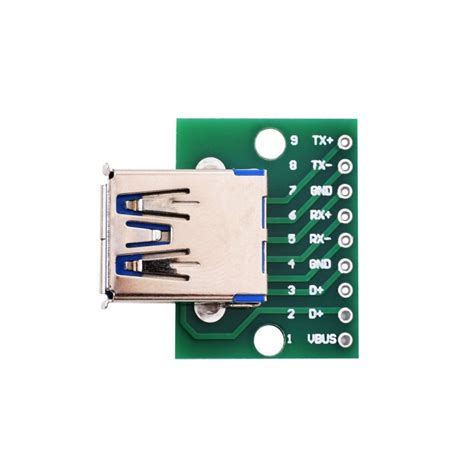 Usb3 0 Female Connector Pins Breakout 2 54mm 102103 Other By