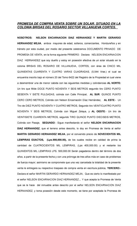 Formulario De Compramodelo De Documento De Compra Venta