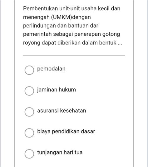Pembentukan Unit Unit Usaha Kecil Dan StudyX