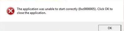 Fixed The Application Was Unable To Start Correctly Xc Windows