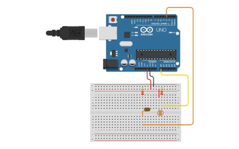 Circuit Design Night Light Tinkercad