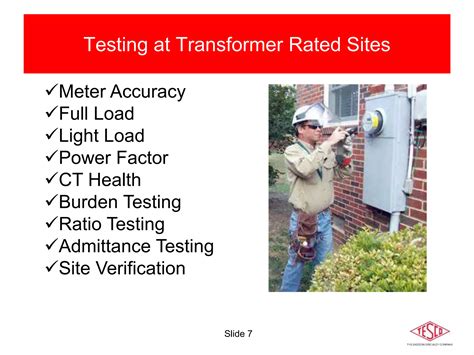 Hands On Transformer Rated Polyphase Meter Testing Ppt