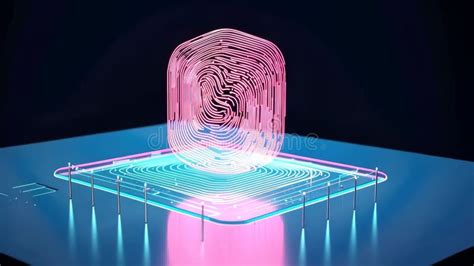 fingerprinting process modern technology light colors soft light