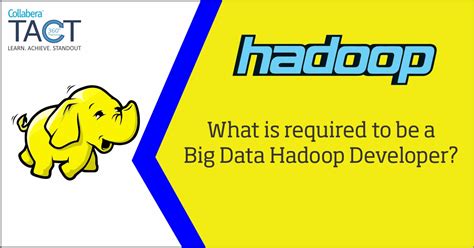 What Is Required To Be A Big Data Hadoop Developer IT Emerging Technologies