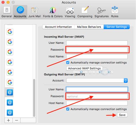 Fix Mac Mail Not Accepting Password