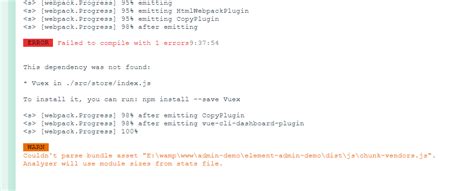 The Command That Prompted Me Not To Install Vuex Was Wrong And The Installation Reported 404