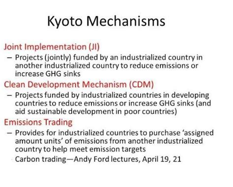What Is The Joint Implemetation Of Kyoto Protocol