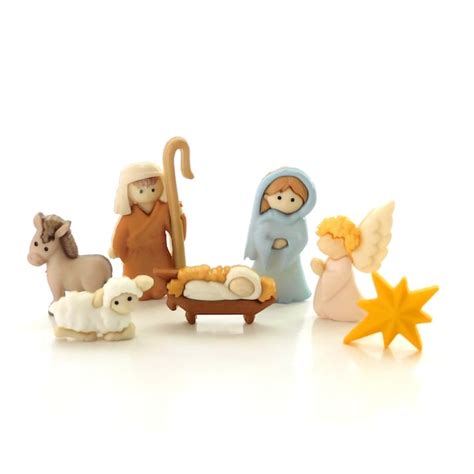 Tiny Mini Nativity Sets Etsy