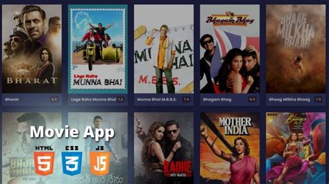 How To Create A Responsive Movie Website Using Html Css And Javascript