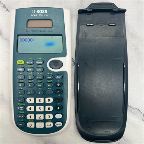 Texas Instruments Ti 30xs Multiview Scientific Calculator Blue W Cover