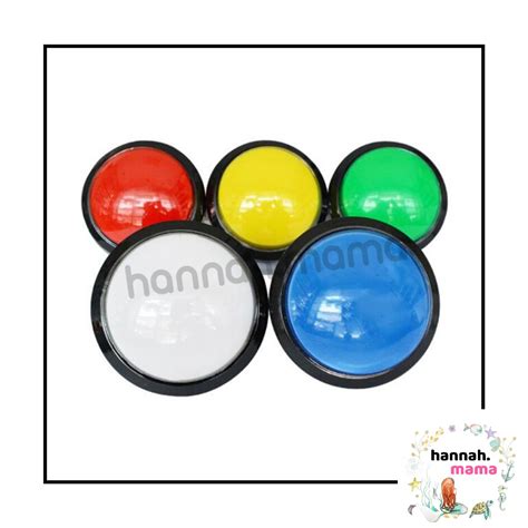 MM ROUND ARCADE VIDEO GAME BIG ROUND PUSH BUTTON LED LIGHTED ILLUMINATED LAMP Shopee Singapore