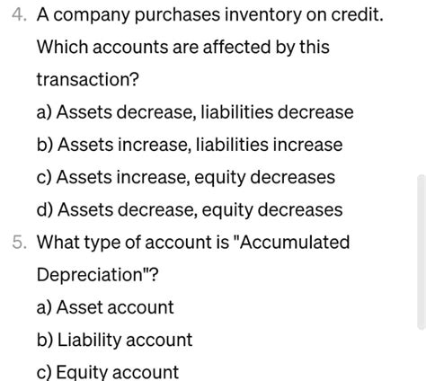 Solved A Company Purchases Inventory On Creditwhich