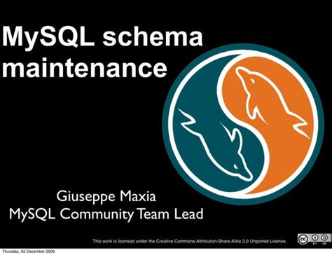 Mysql Schema Maintenance Pdf Databases Computer Software And Applications