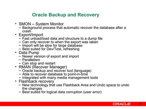 Oracle Database Overview Pps