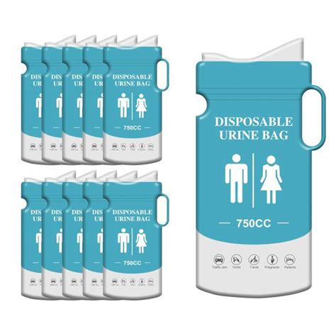 Manyache 61224 Pcs 750ml Disposable Urinal Bag Leak Proof Eco