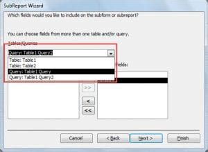 How To Add Multiple Queries In One MS Access Report