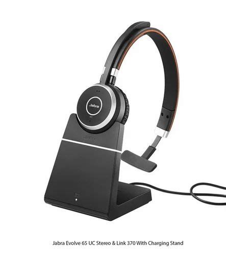 Jabra Evolve Uc Stereo Link With Charging Stand Black At Piece In New Delhi