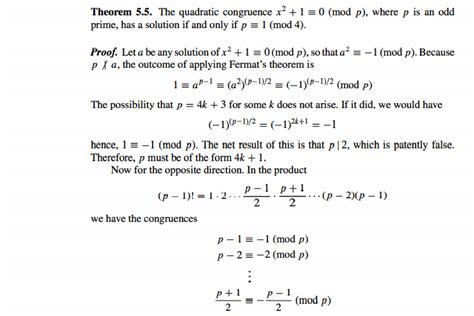 Solved Theorem 54 Wilson If P Is A Prime Then P − 1