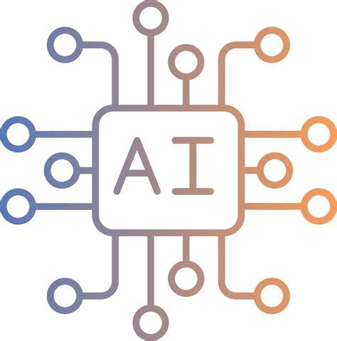 Ai Line Gradient Icon 36988159 Vector Art At Vecteezy