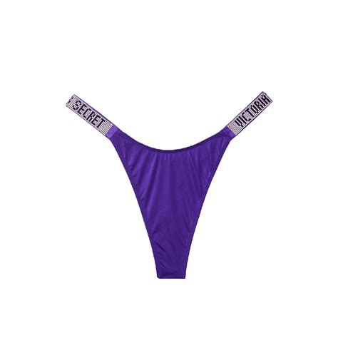 Victorias Secret Shine Strap Thong Xs Duty Free Bestvalue