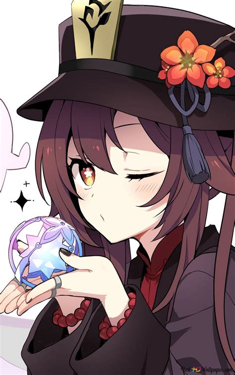 Cute Hu Tao Boo Tao Genshin Impact K Wallpaper Download