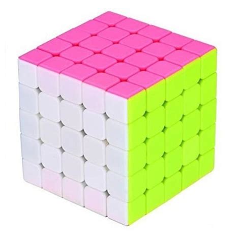 Rubiks Cube 5x5 Mind Puzzle Rubiks Cube Sticker Less Magic Cube