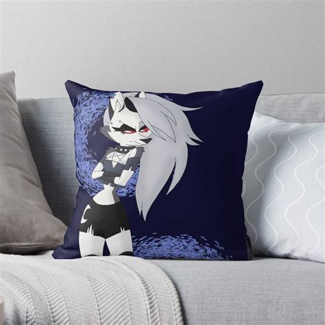 Loona From Helluva Boss Throw Pillow Sold By Sickly Liva Sku 4185457