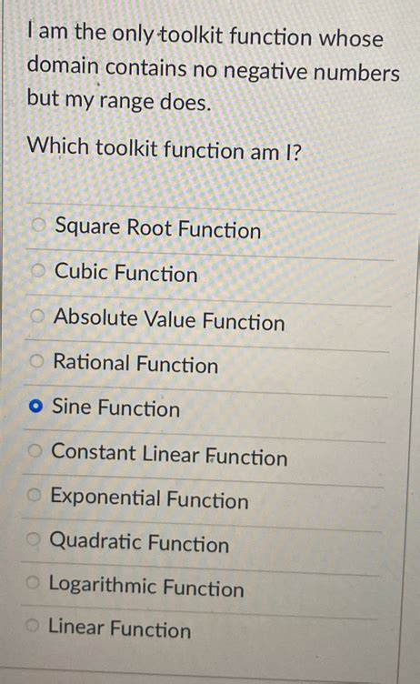 Solved Am The Only Toolkit Function Whose Domain Contains No Negative
