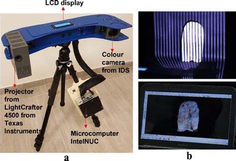 A Custom Designed 3d Scanner B 3d Scanning Of The Pieces Of The Mold Download Scientific
