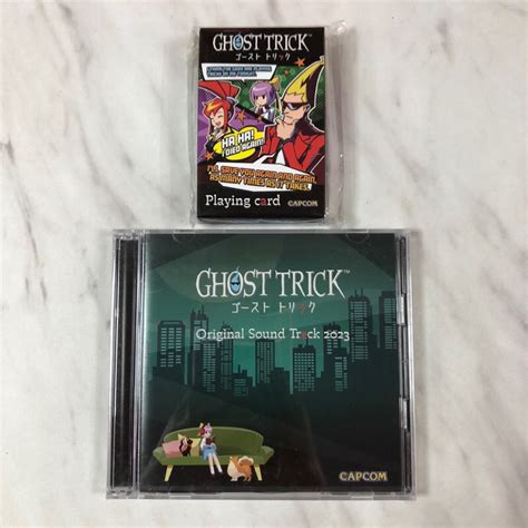 （全新） Switch 幽靈偵探 Ghost Trick 特典 遊戲紙牌 原聲帶 Cd Ns 蝦皮購物