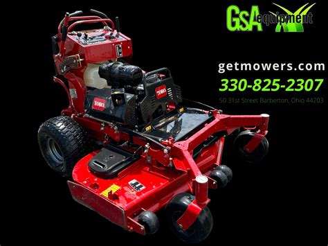 60″ Toro Grandstand Commercial Stand On Zero Turn 93 A Month Lawn