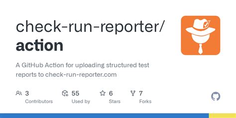 github check run reporter action a github action for uploading structured test reports to