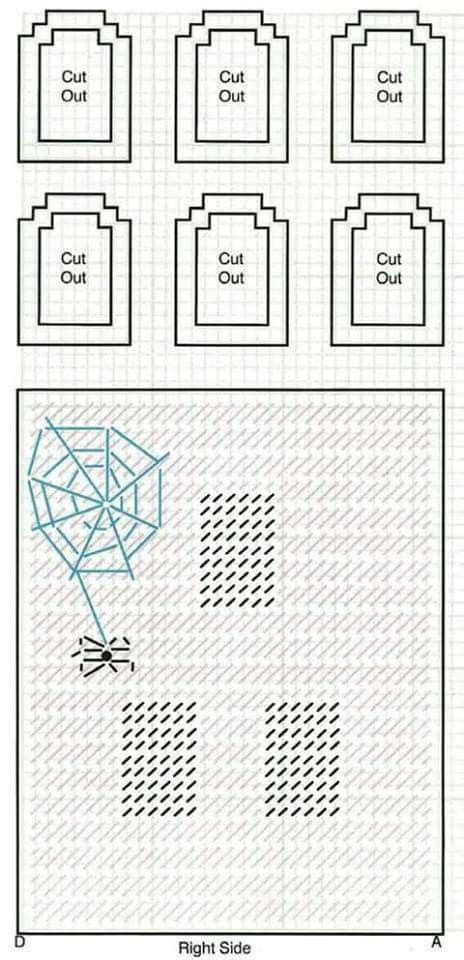 Pin By Alsters On Tissue Boxes 2 Plastic Canvas Patterns Canvas Patterns Halloween House