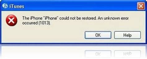 the iphone could not be restored