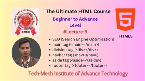 html basic to advance tutorial 3 youtube