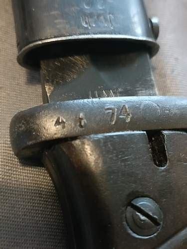 Bayonet K98 Strange Numbering
