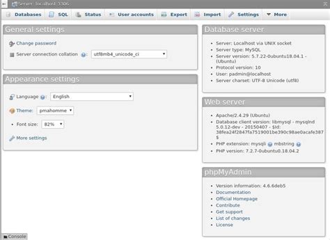 How To Install And Secure Phpmyadmin With Apache On Ubuntu 1804 Linuxize