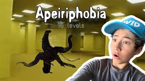 Beating All 16 Levels Of Apeirophobia Youtube