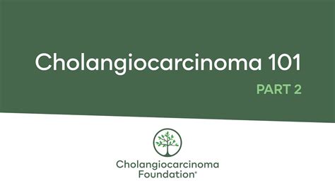 Cholangiocarcinoma 101 Part 2 Youtube