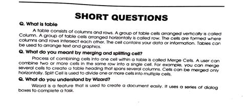 Solution Chapter 11 Tables Graphics Mail Merge Exercise Solution It