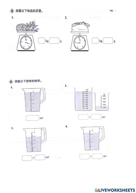 1171301 度量衡 Liqi Liveworksheets