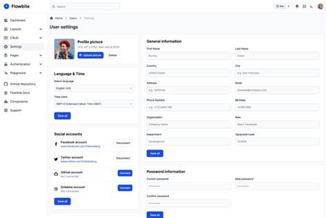 Github Saiteja Madhaflowbite Admin Dashboard Nodejs Free And Open Source Admin Dashboard
