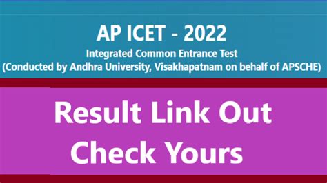 AP ICET Results Official Link Cets Apsche Ap Gov In