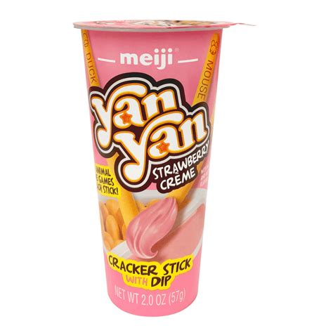 Meiji Yan Yan Strawberry 2oz Cup Meiji America