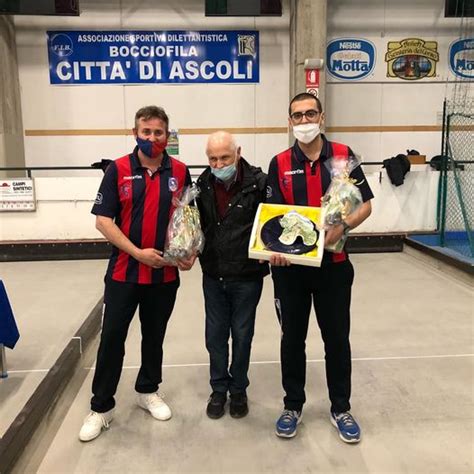 Comitati Federbocce Rosati Tosoni Civitanovese Mettono La Propria Firma Al Trofeo Ceci E