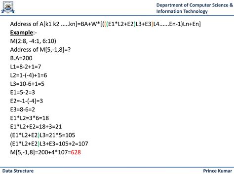 data structure array and sparse matrix pptx