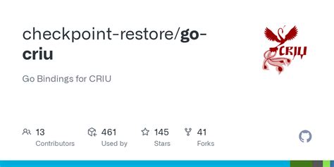 Github Checkpoint Restorego Criu Go Bindings For Criu