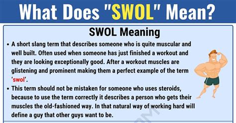 Swol Meaning What Does Swol Mean With Useful Conversations • 7esl