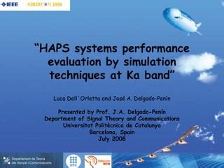 Slides On Haps Comms Sibircon 2008 Novosibirsk Rusia PDF
